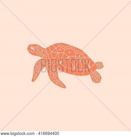 Sea Turtle Logo Vector & Photo (Free Trial) | Bigstock