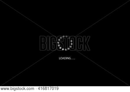 Loading Sign Black Vector & Photo (Free Trial) | Bigstock