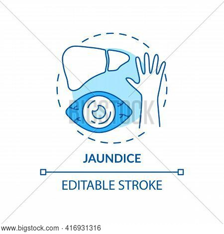 Jaundice Concept Icon Vector & Photo (Free Trial) | Bigstock