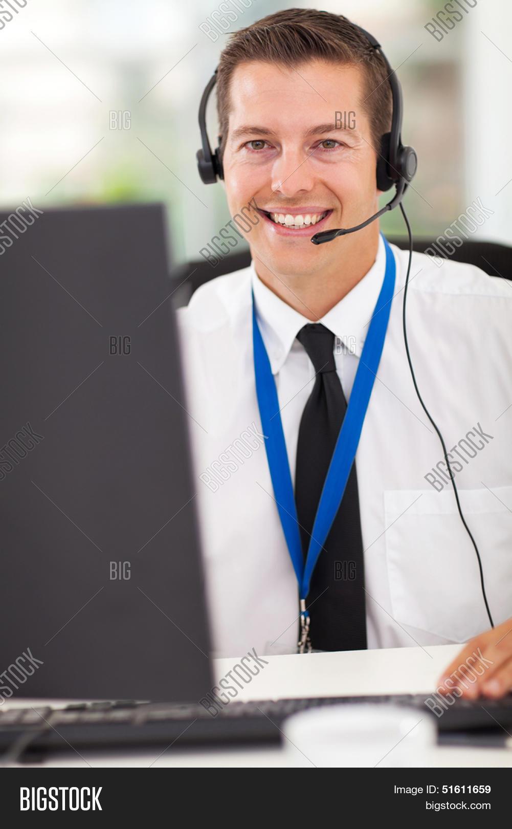 Happy Technical Call Image & Photo (Free Trial) | Bigstock