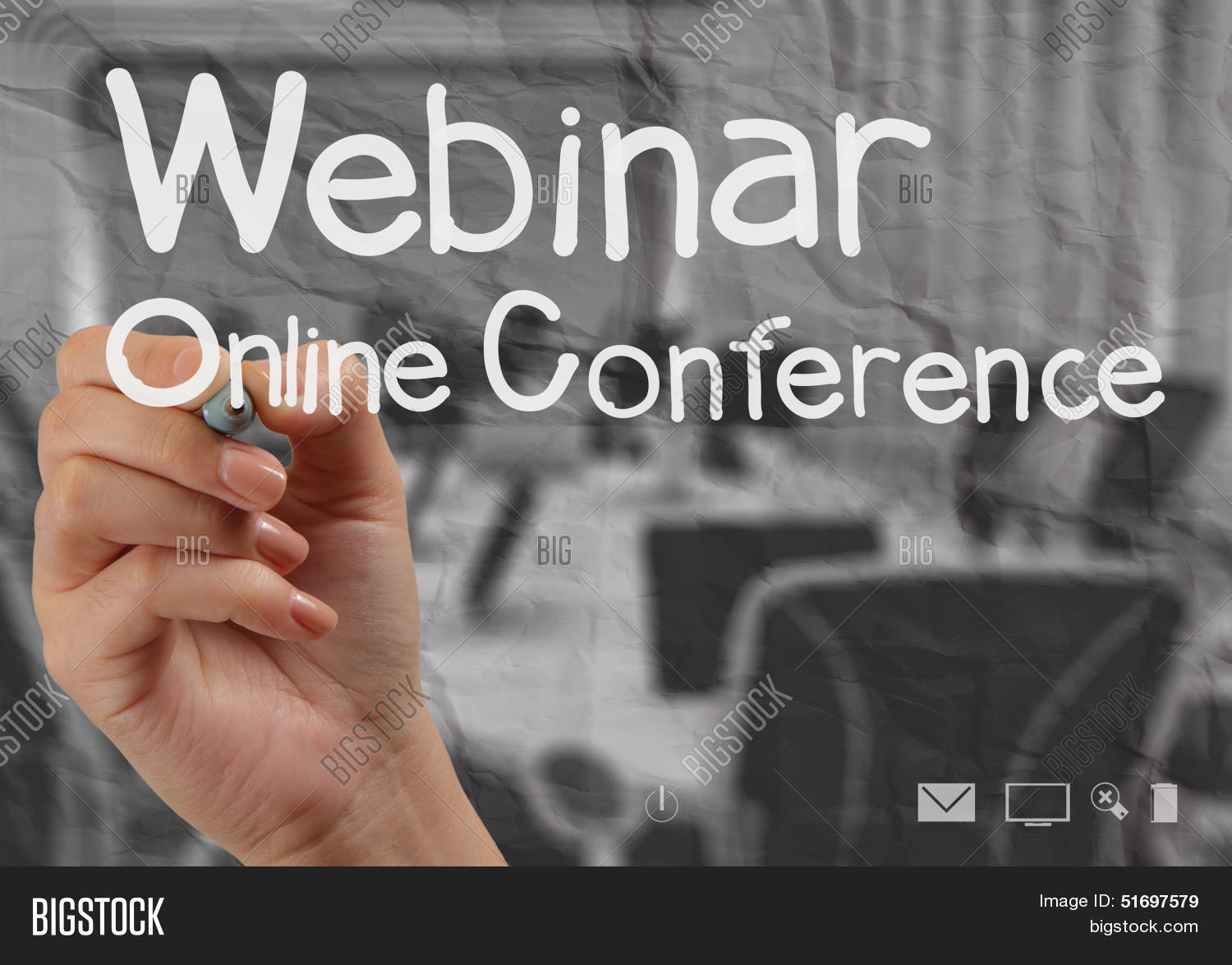Hand Writing Webinar Image & Photo (Free Trial) | Bigstock