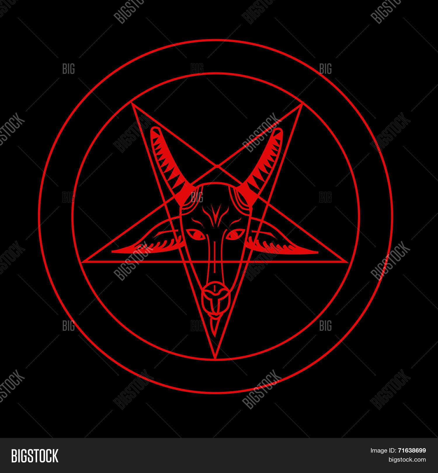 Pentagram Symbol Vector & Photo (Free Trial) | Bigstock
