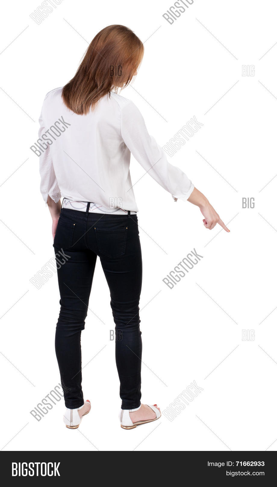 Back View Pointing Image & Photo (Free Trial) | Bigstock