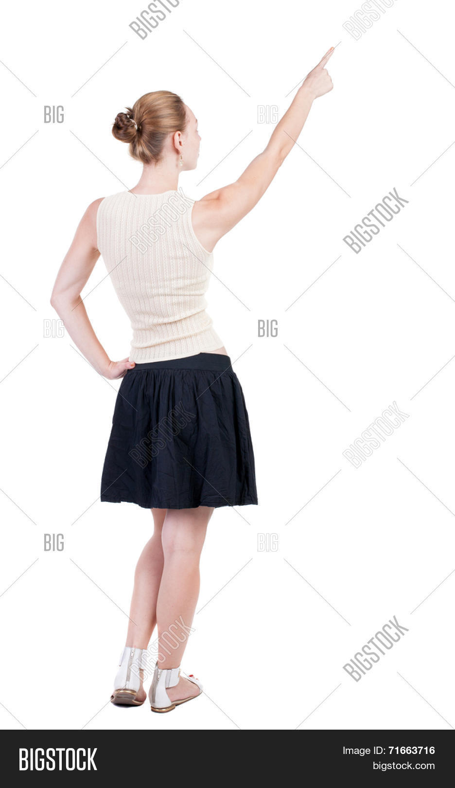 Back View Pointing Image & Photo (Free Trial) | Bigstock