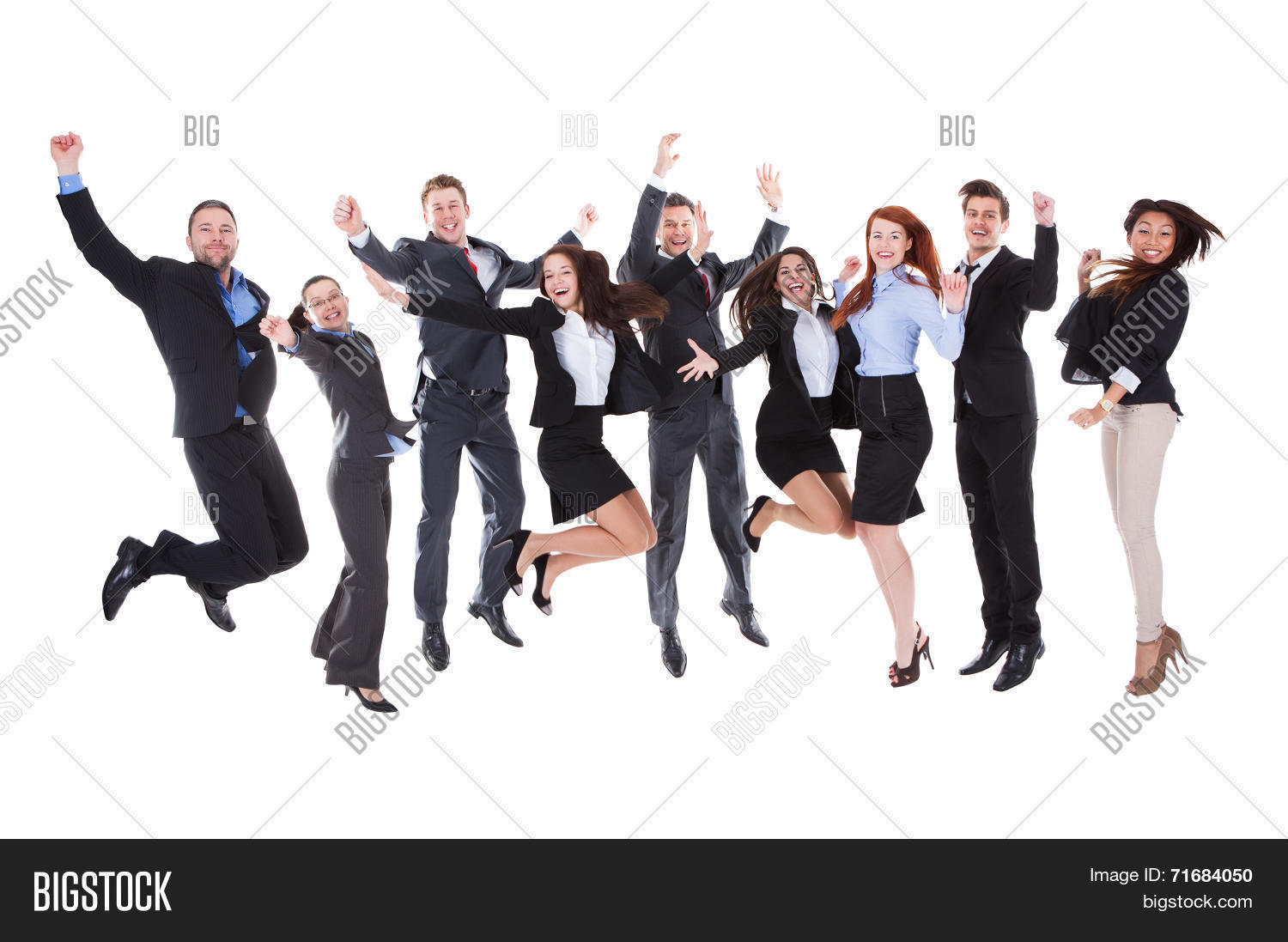 Large Group Excited Image & Photo (Free Trial) | Bigstock
