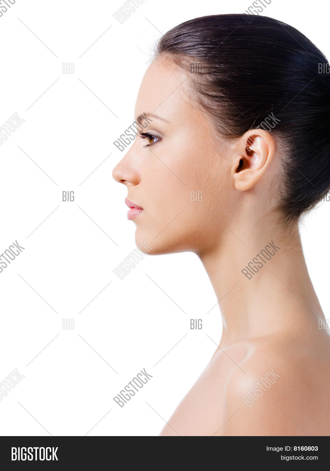 Profile Woman's Face Image & Photo (Free Trial) | Bigstock