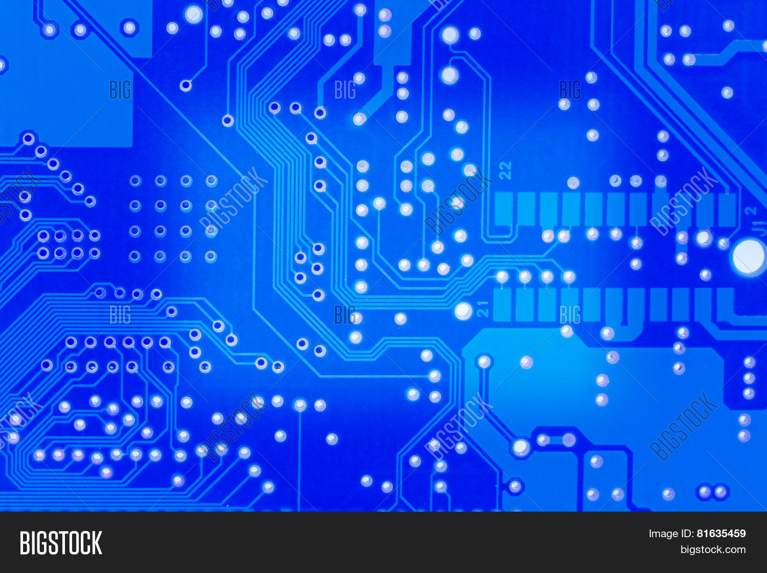 Blue Circuit Board Image & Photo (Free Trial) | Bigstock