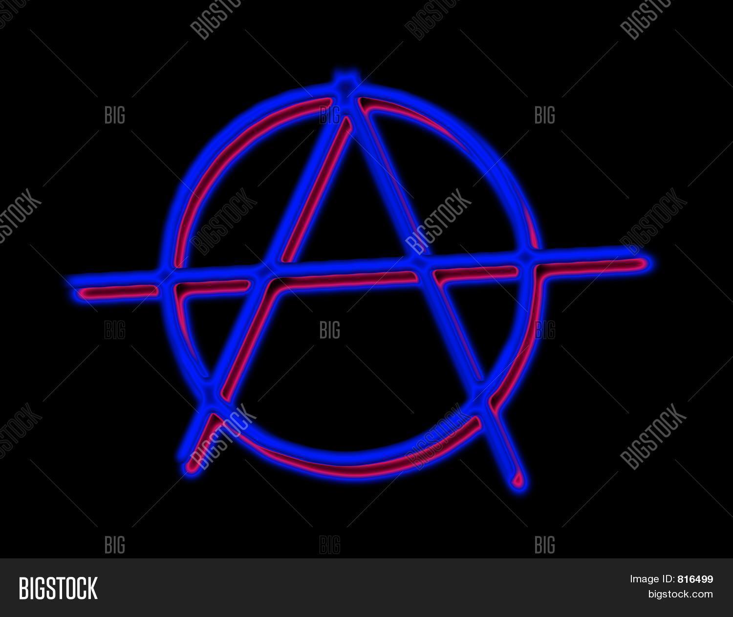 Anarchy Blue / Red Image & Photo (Free Trial) | Bigstock