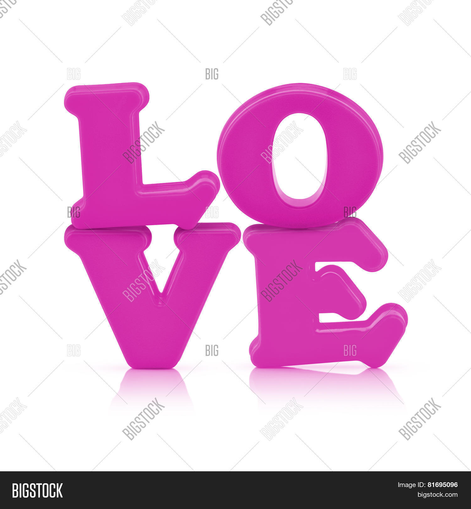 Pink Love Sign Image & Photo (Free Trial) | Bigstock