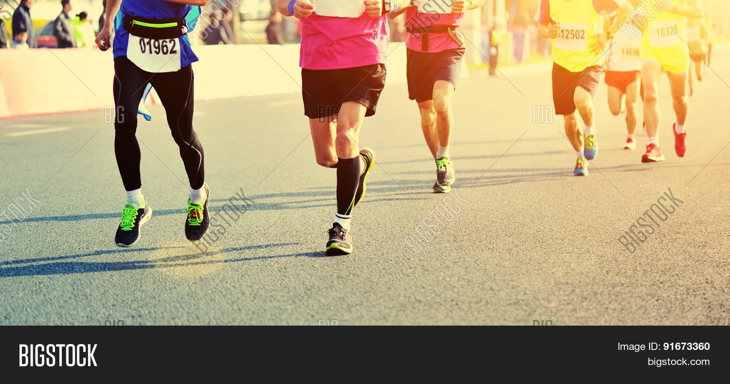 Marathon Running Race Image & Photo (Free Trial) | Bigstock
