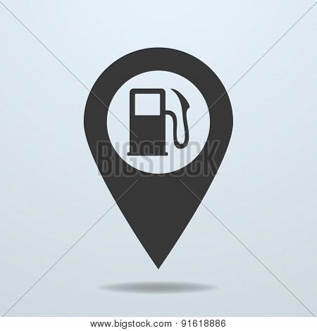 Map Pointer Fuel Vector & Photo (Free Trial) | Bigstock