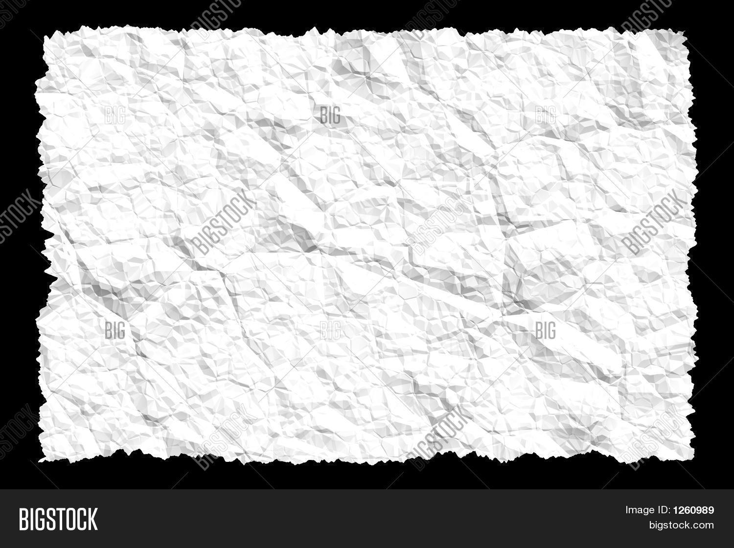 Crumpled White Paper Image & Photo (Free Trial) | Bigstock