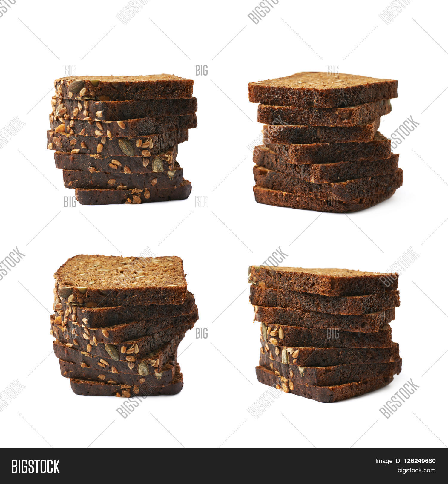 Stack Black Bread Image & Photo (Free Trial) | Bigstock