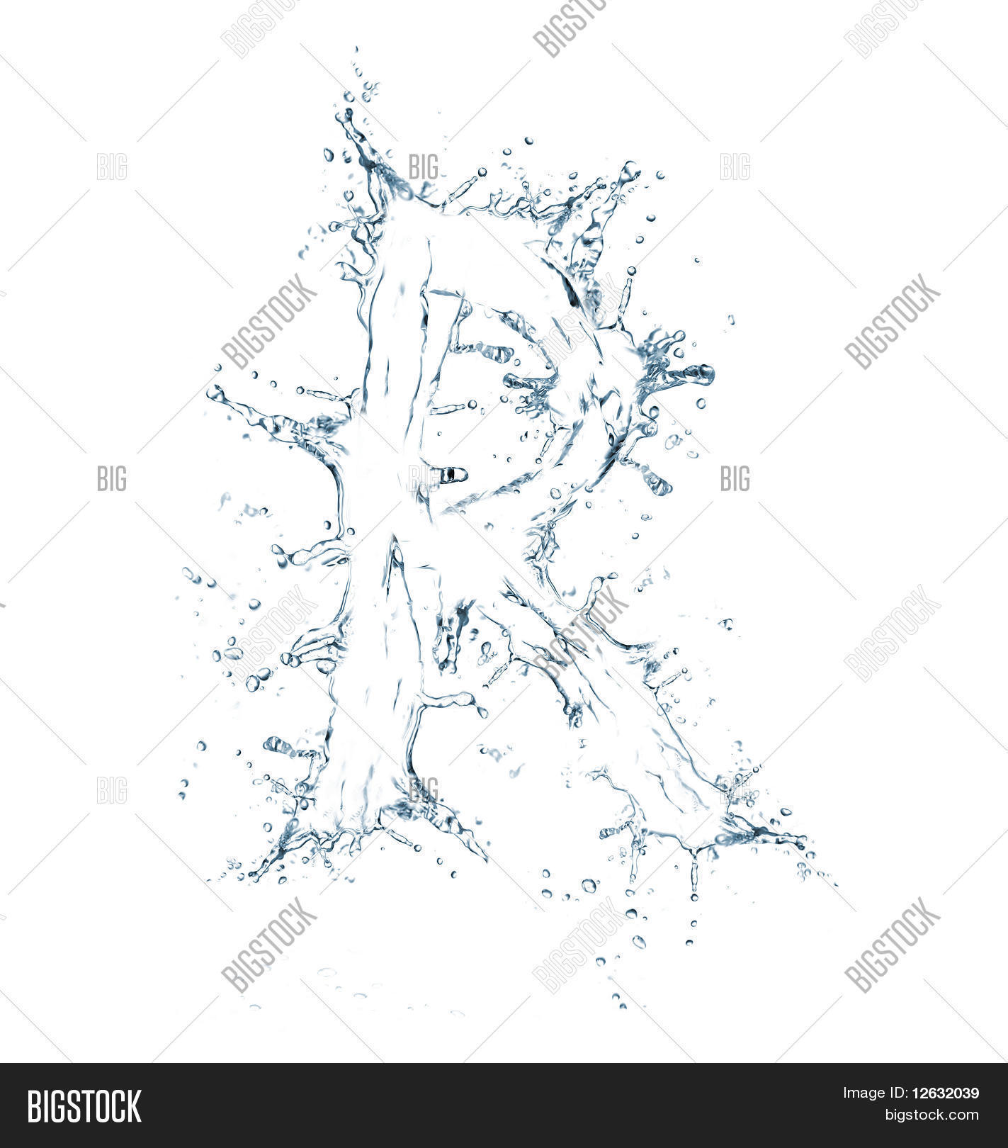 Letter Water Alphabet Image & Photo (Free Trial) | Bigstock