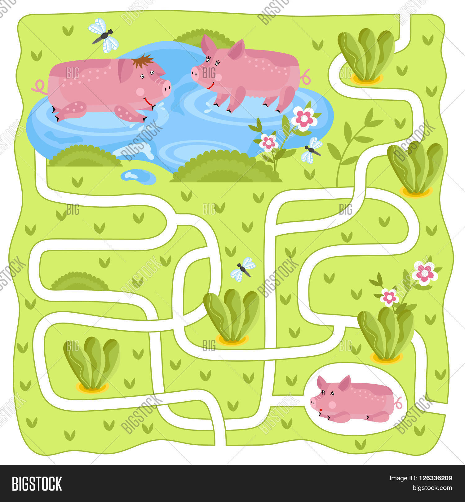 Maze Raster, Maze Game Image & Photo (Free Trial) | Bigstock