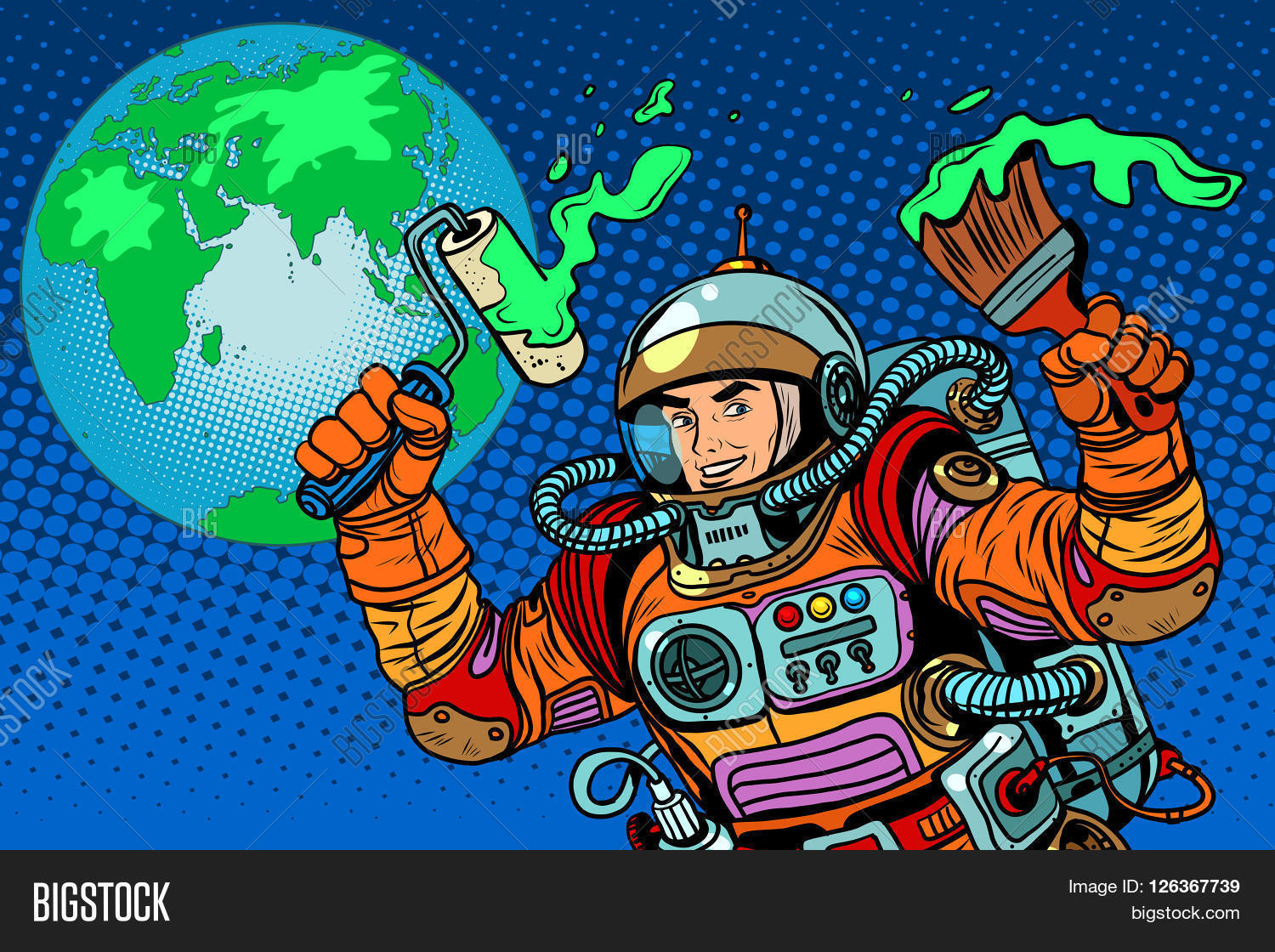 Green Earth Ecology Vector & Photo (Free Trial) | Bigstock