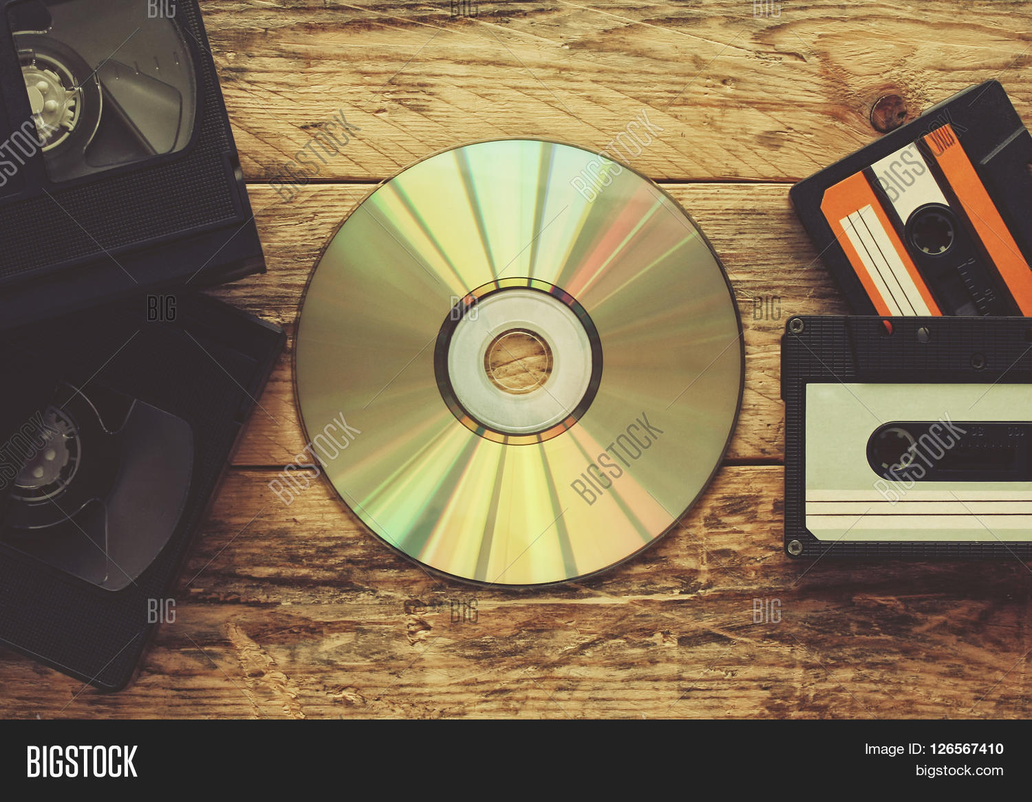 Video Tapes Audio Image & Photo (Free Trial) | Bigstock