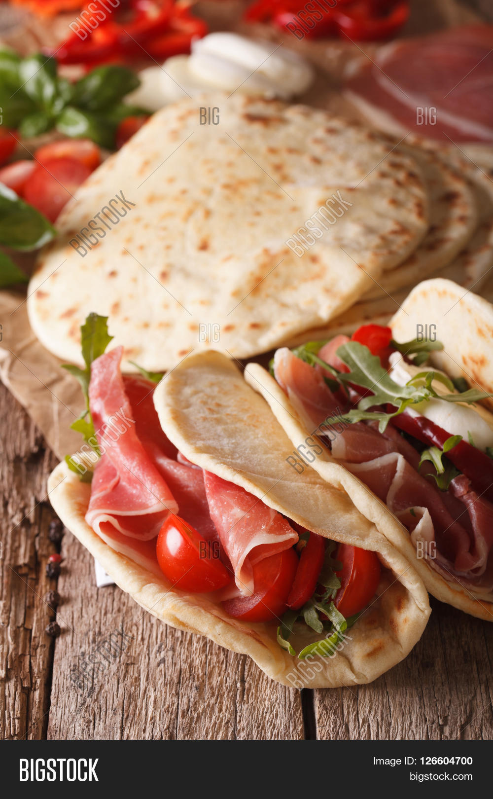 Italian Piadina Image & Photo (Free Trial) | Bigstock