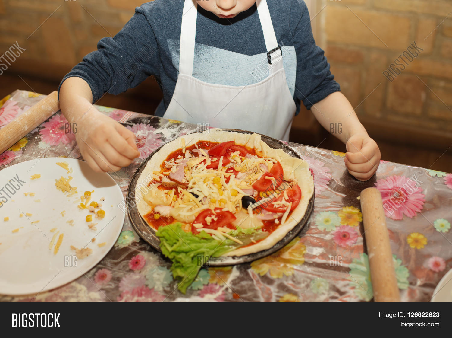 Children Make Pizza. Image & Photo (Free Trial) | Bigstock