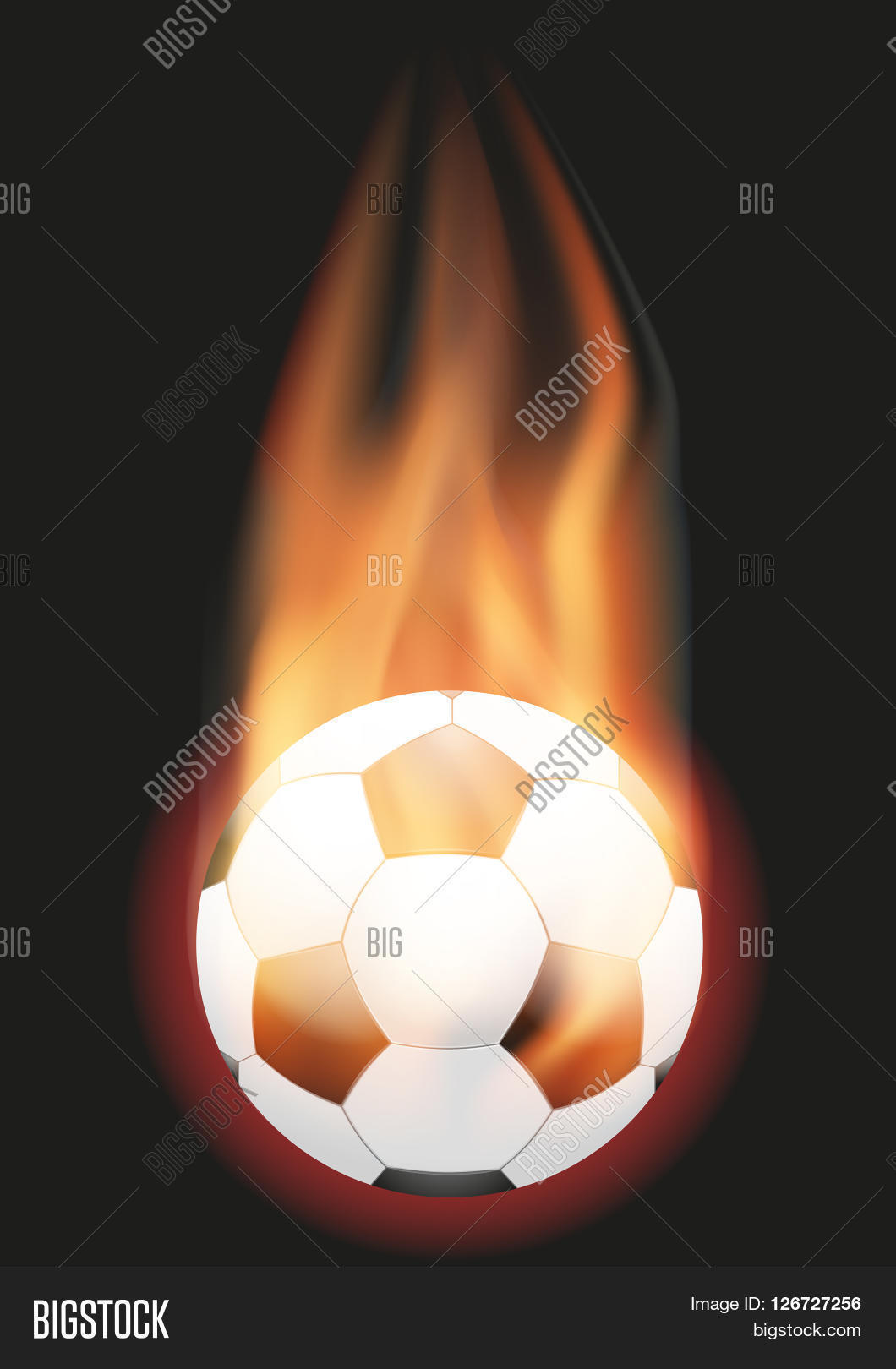 Burning Football Image & Photo (Free Trial) | Bigstock