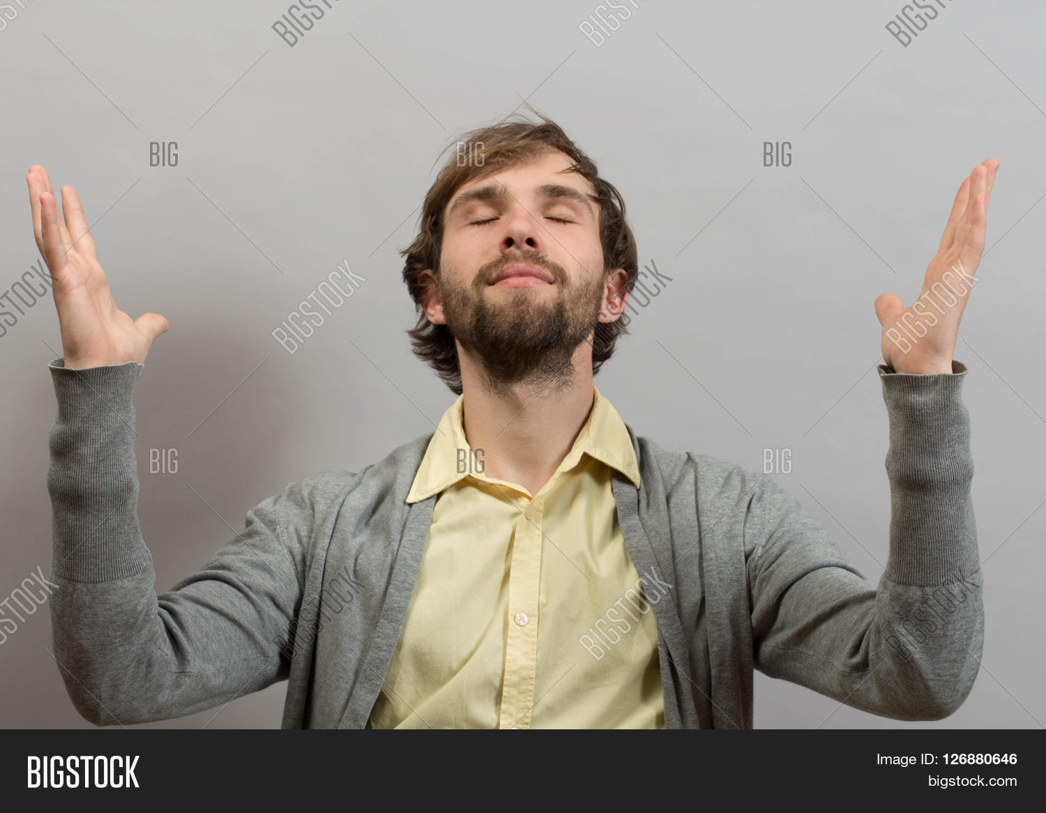 Happy Man Giving Image & Photo (Free Trial) | Bigstock