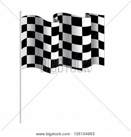 Checkered Flag Car Vector & Photo (Free Trial) | Bigstock
