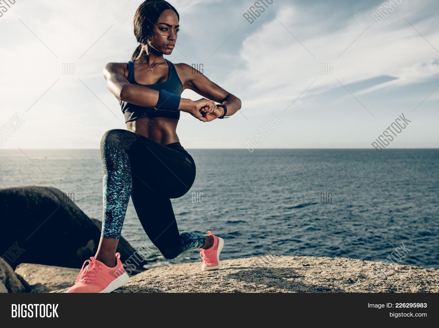 Woman Doing Stretching Image And Photo Free Trial Bigstock