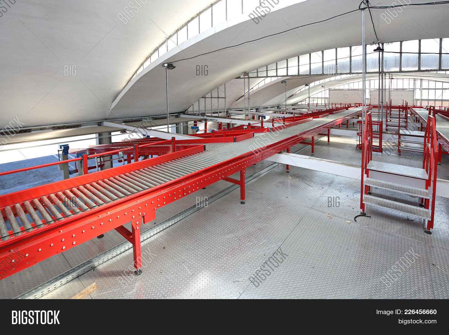 Long Conveyor Belt Image & Photo (Free Trial) | Bigstock