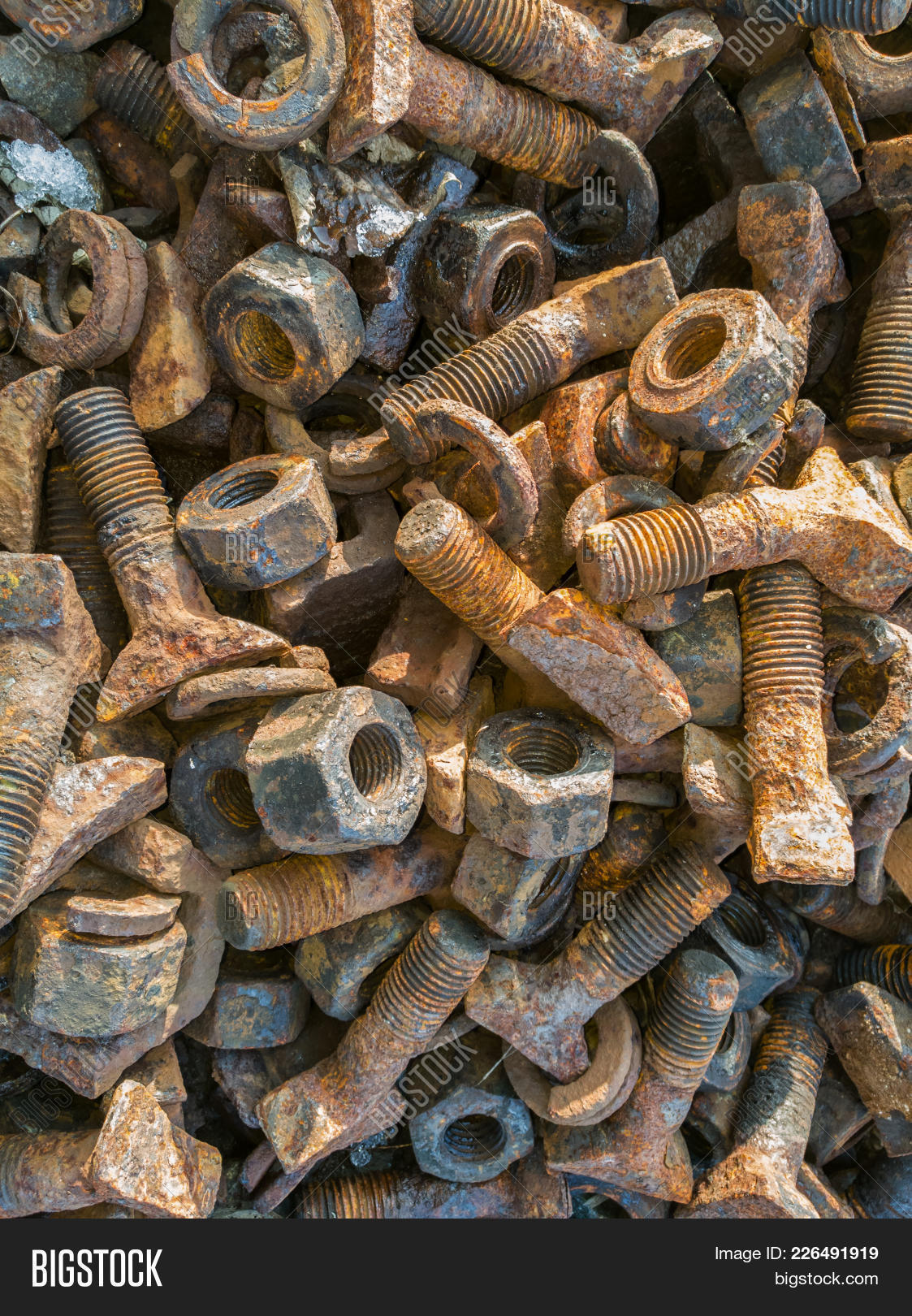 Old Rusty Screws Nuts Image & Photo (Free Trial) | Bigstock