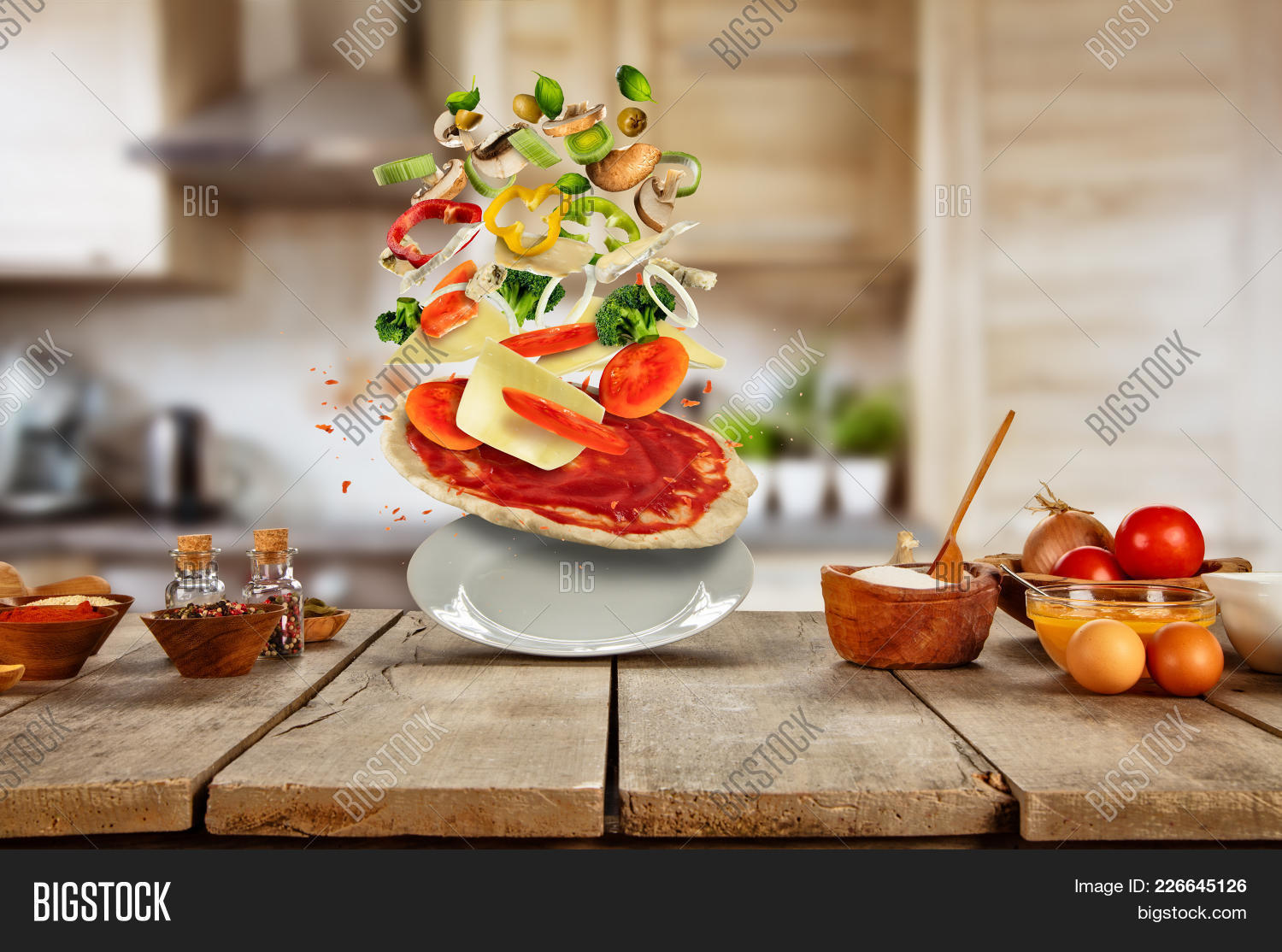 Flying Food Image & Photo (Free Trial) | Bigstock