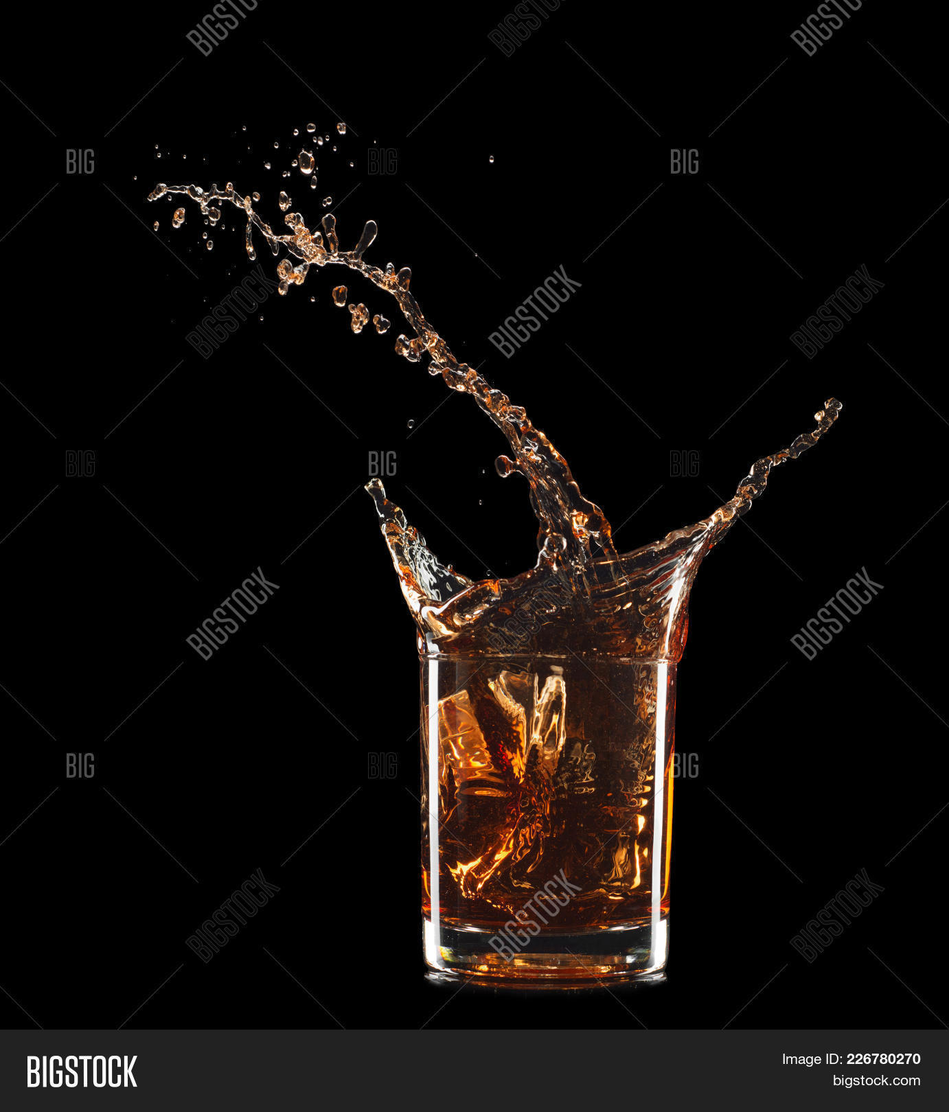 Glass Whiskey Splash Image & Photo (Free Trial) | Bigstock