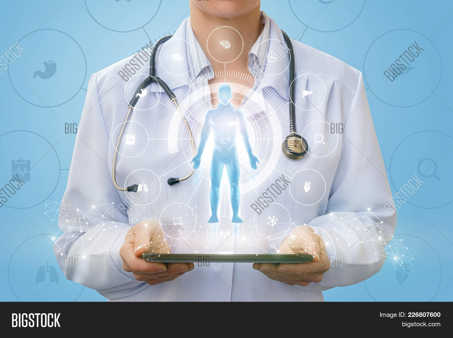 Doctor On Tablet Shows Image & Photo (Free Trial) | Bigstock
