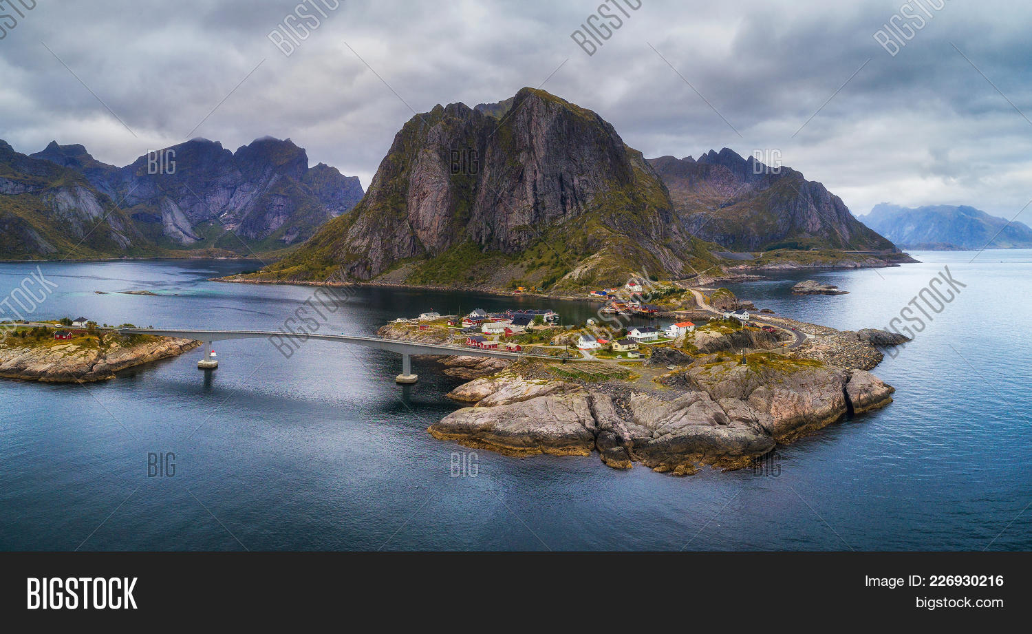Aerial Panorama Hamnoy Image & Photo (Free Trial) | Bigstock