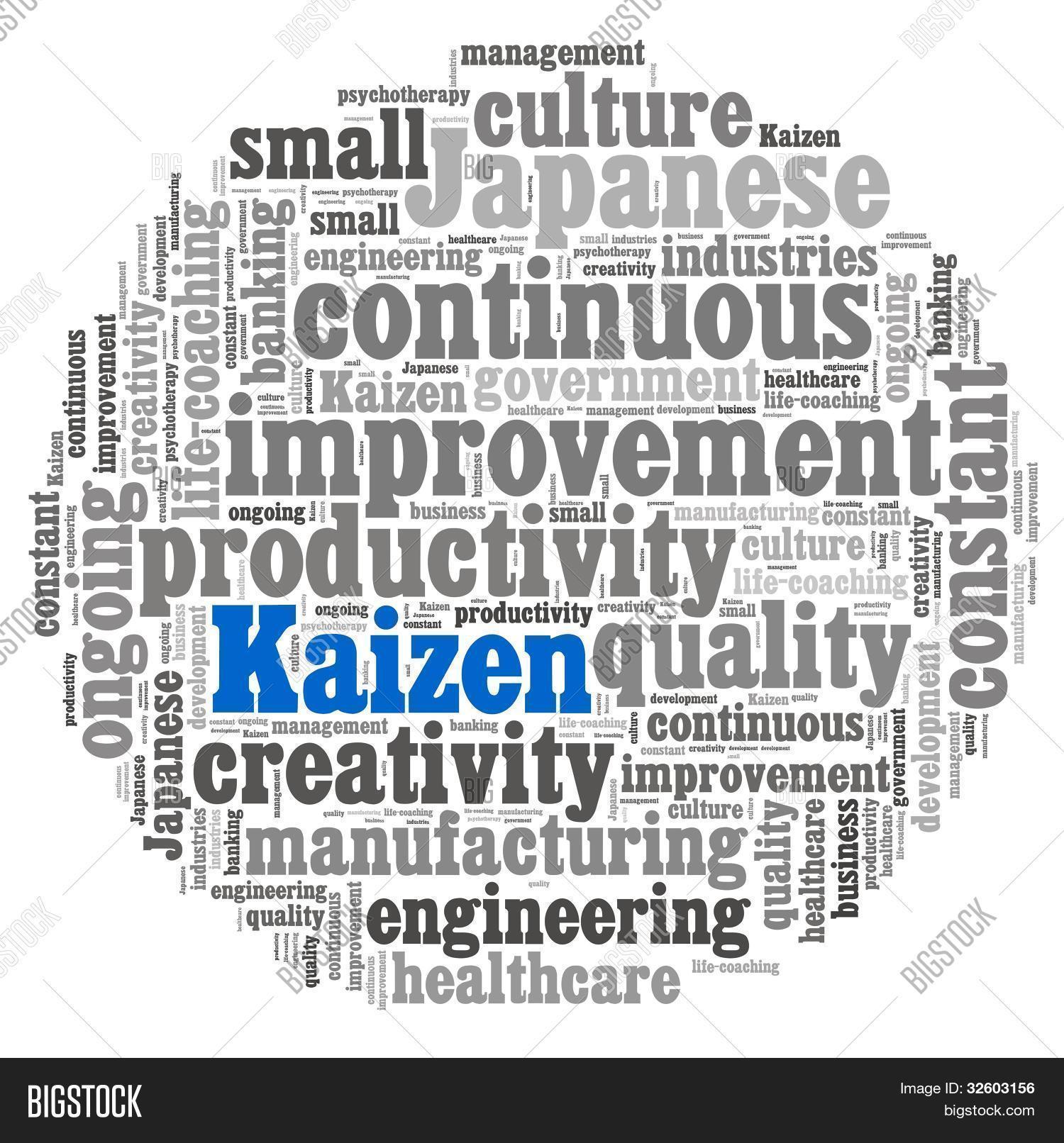Imagen y foto Concepto De Kaizen (prueba gratis) | Bigstock
