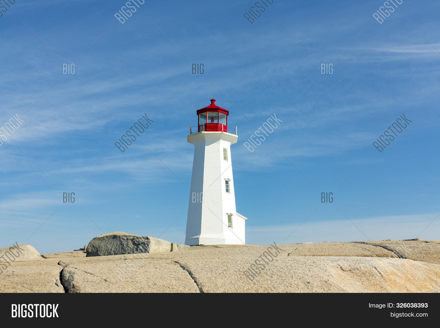 Lighthouse On Rock Image & Photo (Free Trial) | Bigstock