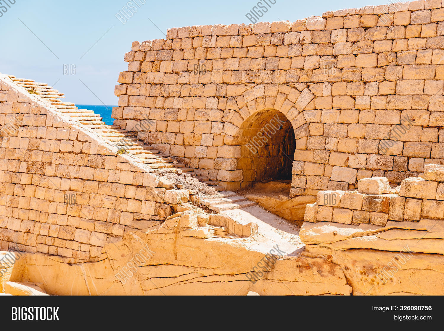 Ancient Stone Fort Image & Photo (Free Trial) | Bigstock