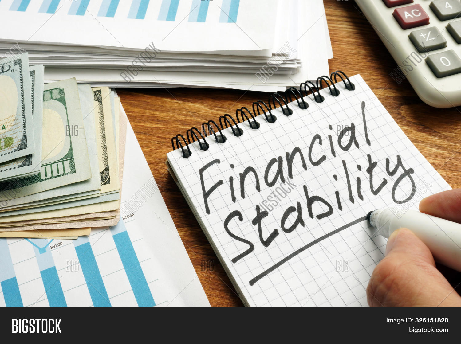 Man Writes Financial Image & Photo (Free Trial) | Bigstock