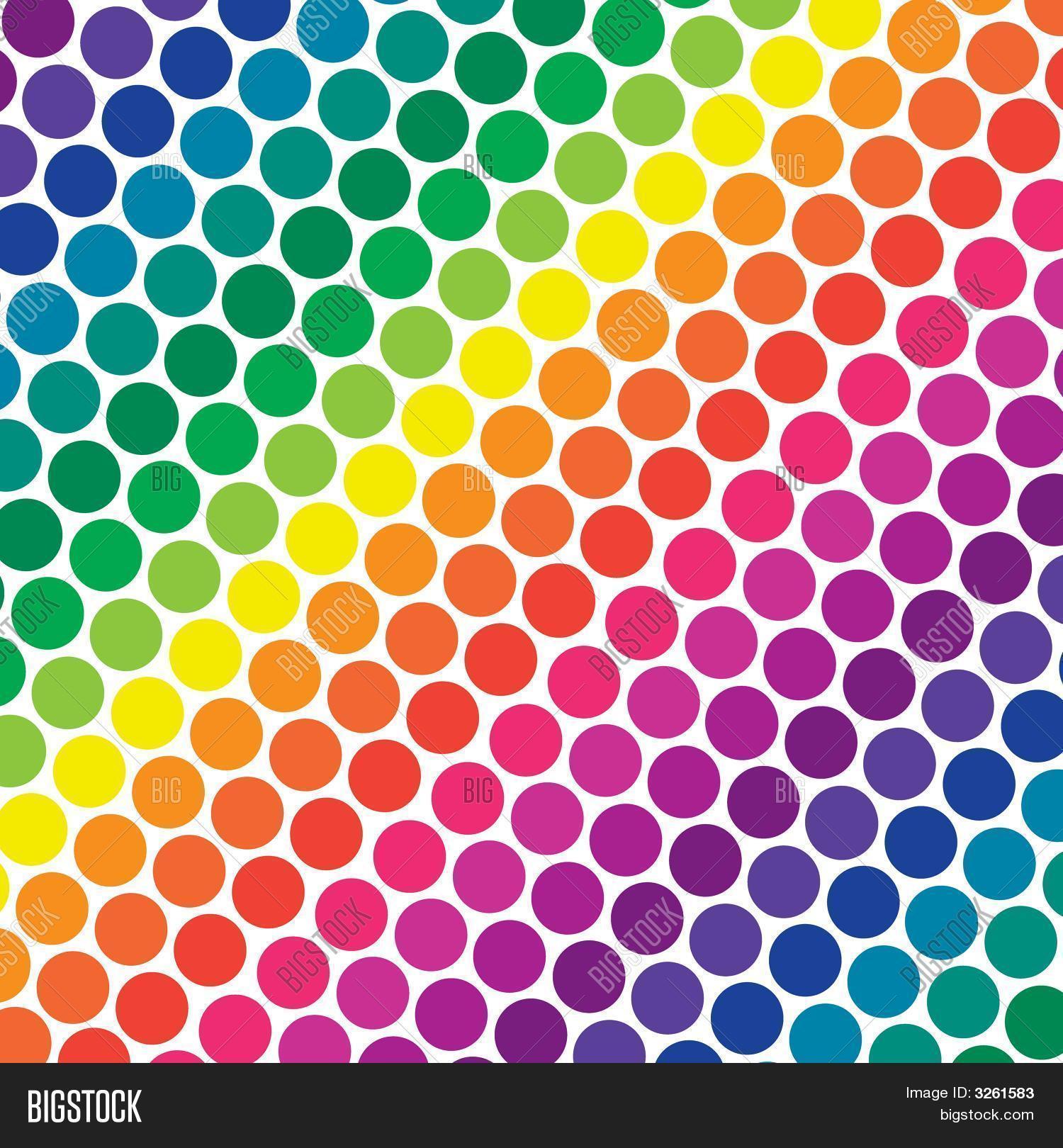 Rainbow Polka Dots Image & Photo (Free Trial) | Bigstock