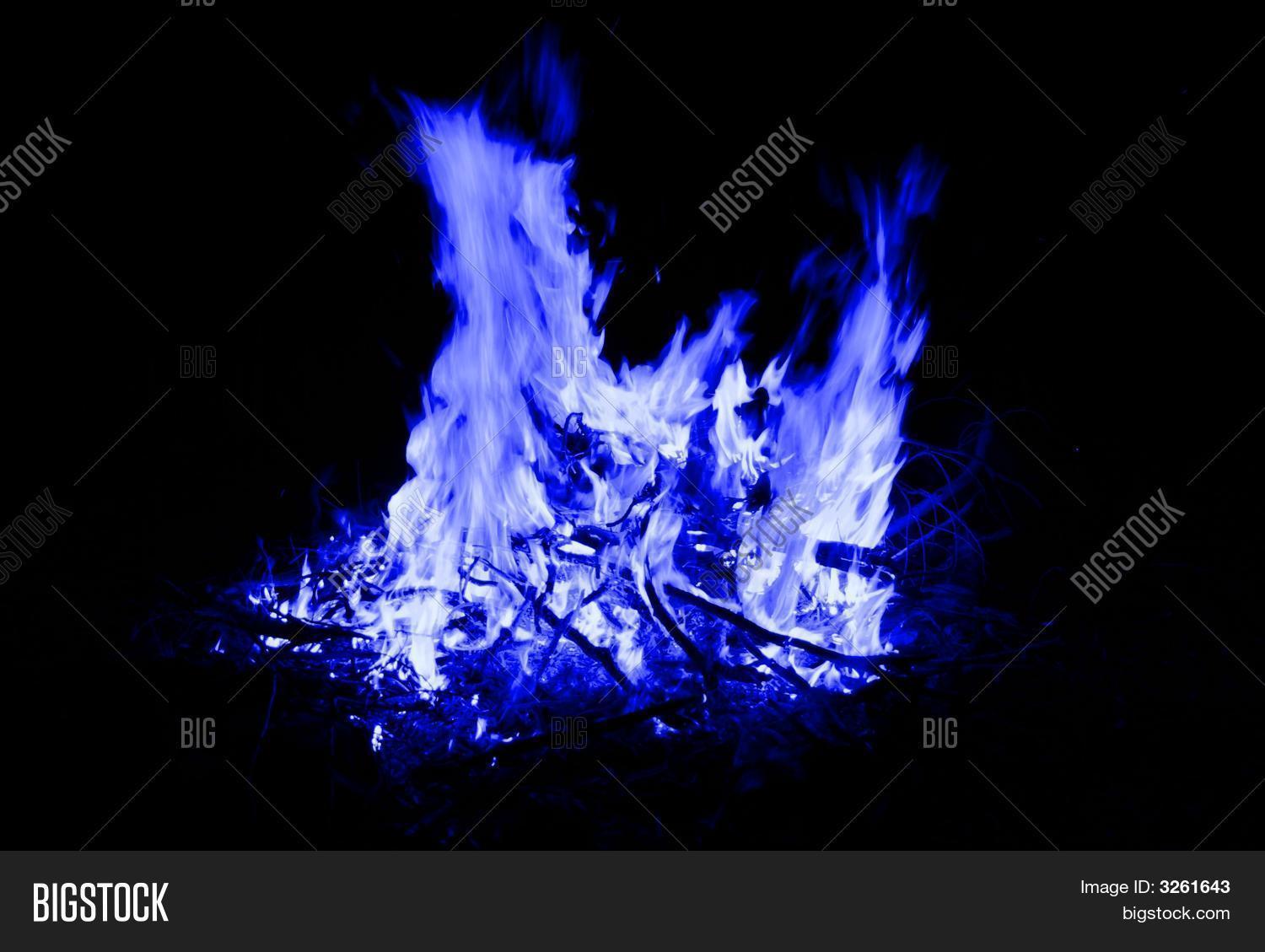 Blazing Blue Fire Image & Photo (Free Trial) | Bigstock