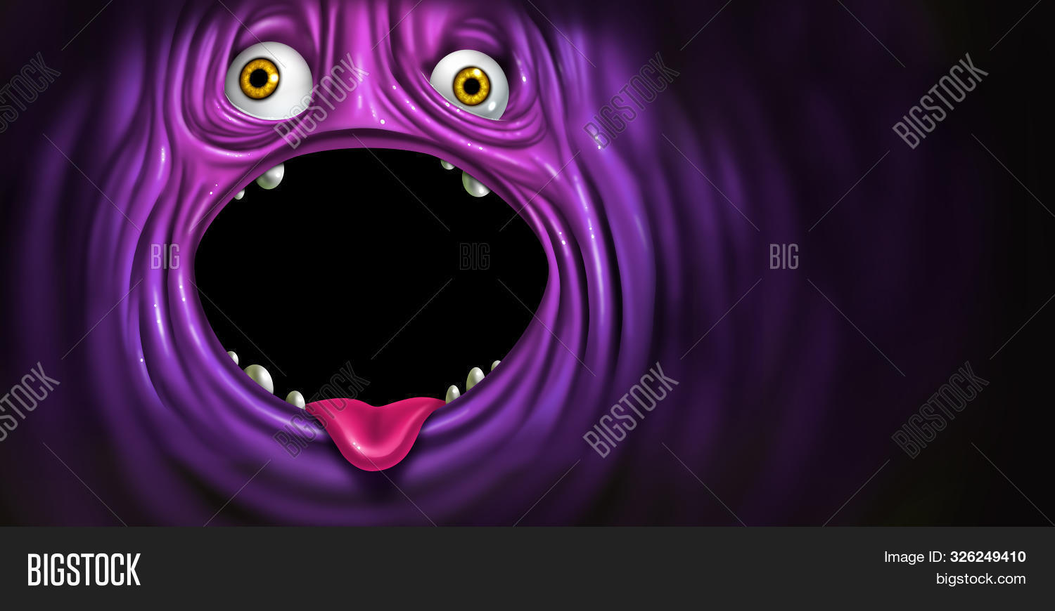 Purple Monster Mouth Image & Photo (Free Trial) | Bigstock