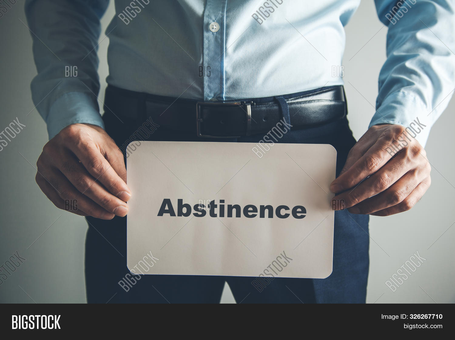 Man Hand Abstinence Image & Photo (Free Trial) | Bigstock