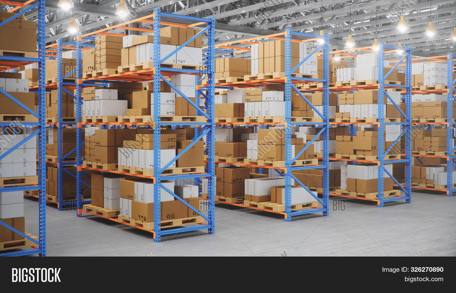 Warehouse Cardboard Image & Photo (Free Trial) | Bigstock