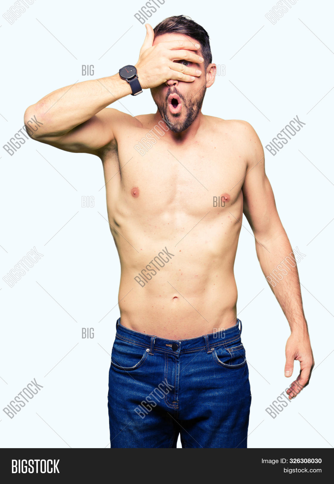 Handsome Shirtless Man Image & Photo (Free Trial) | Bigstock