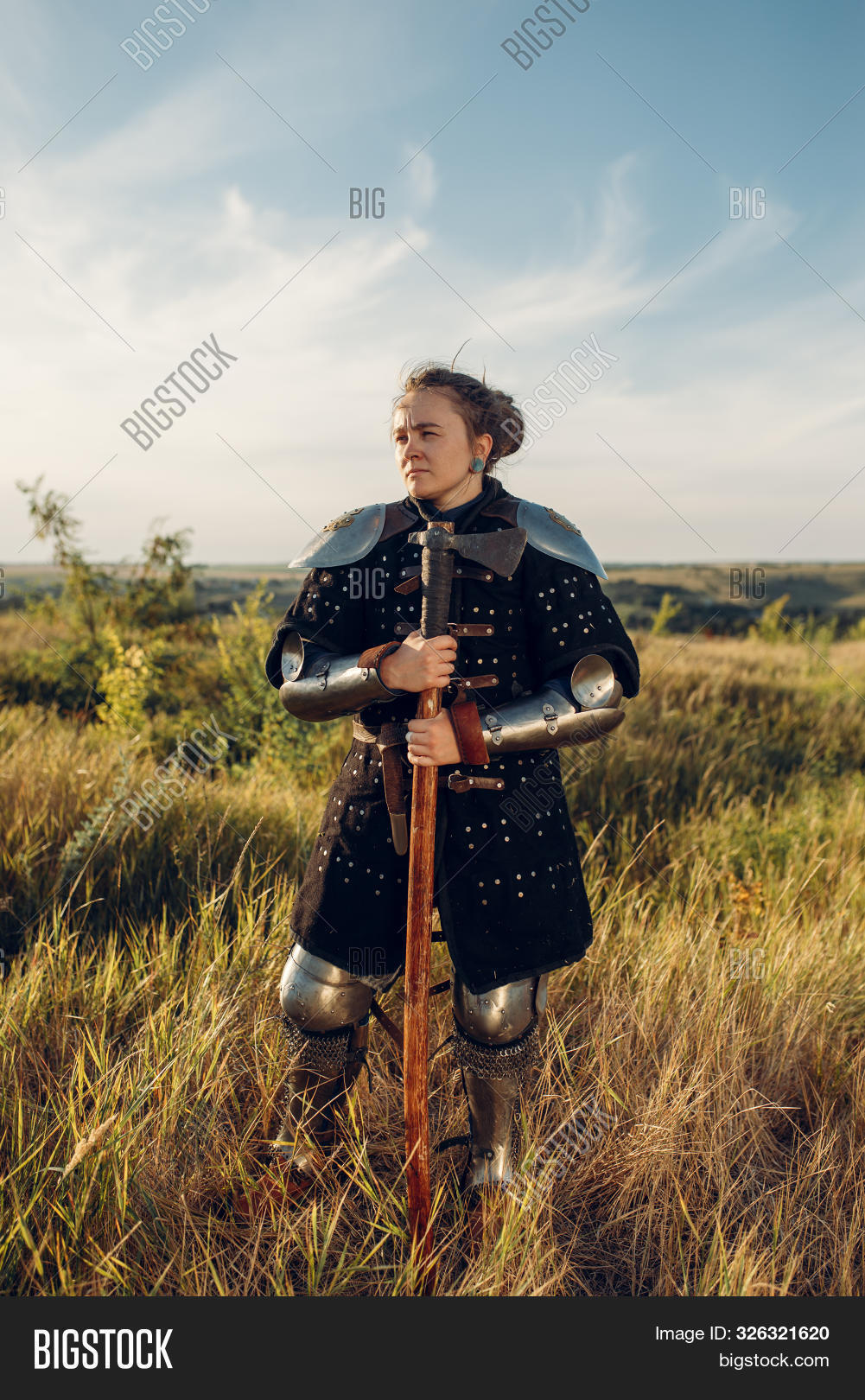 Female Medieval Knight Image & Photo (Free Trial) | Bigstock