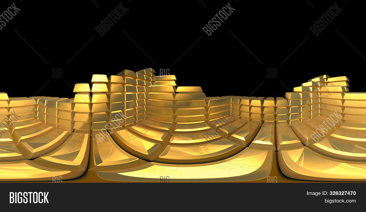 Hdri Map Gold Bars On Image & Photo (Free Trial) | Bigstock