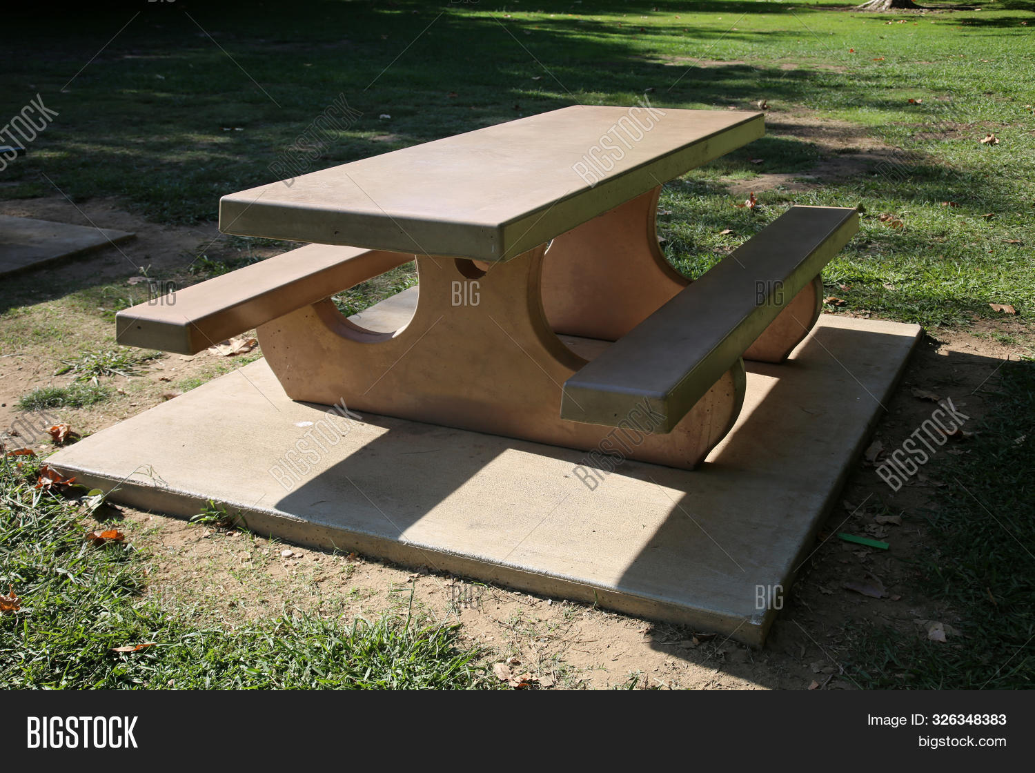 Picnic Table. Park Image & Photo (Free Trial) | Bigstock