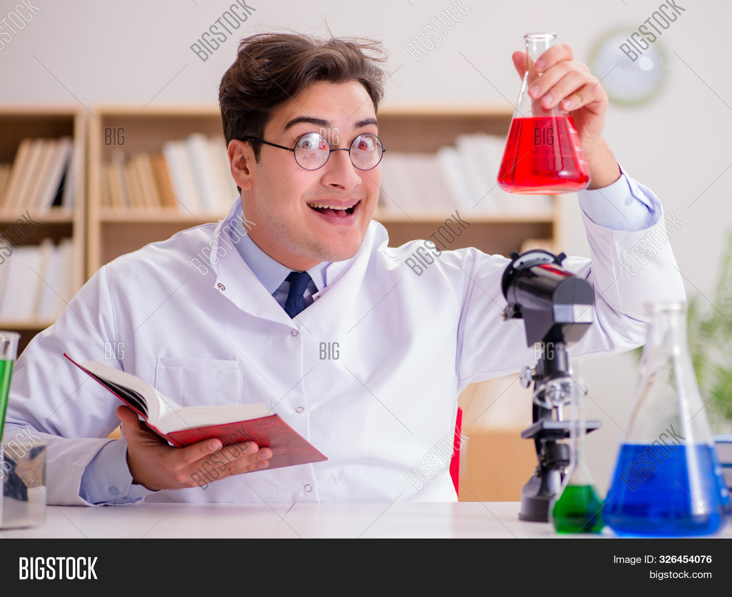 Mad Crazy Scientist Image & Photo (Free Trial) | Bigstock