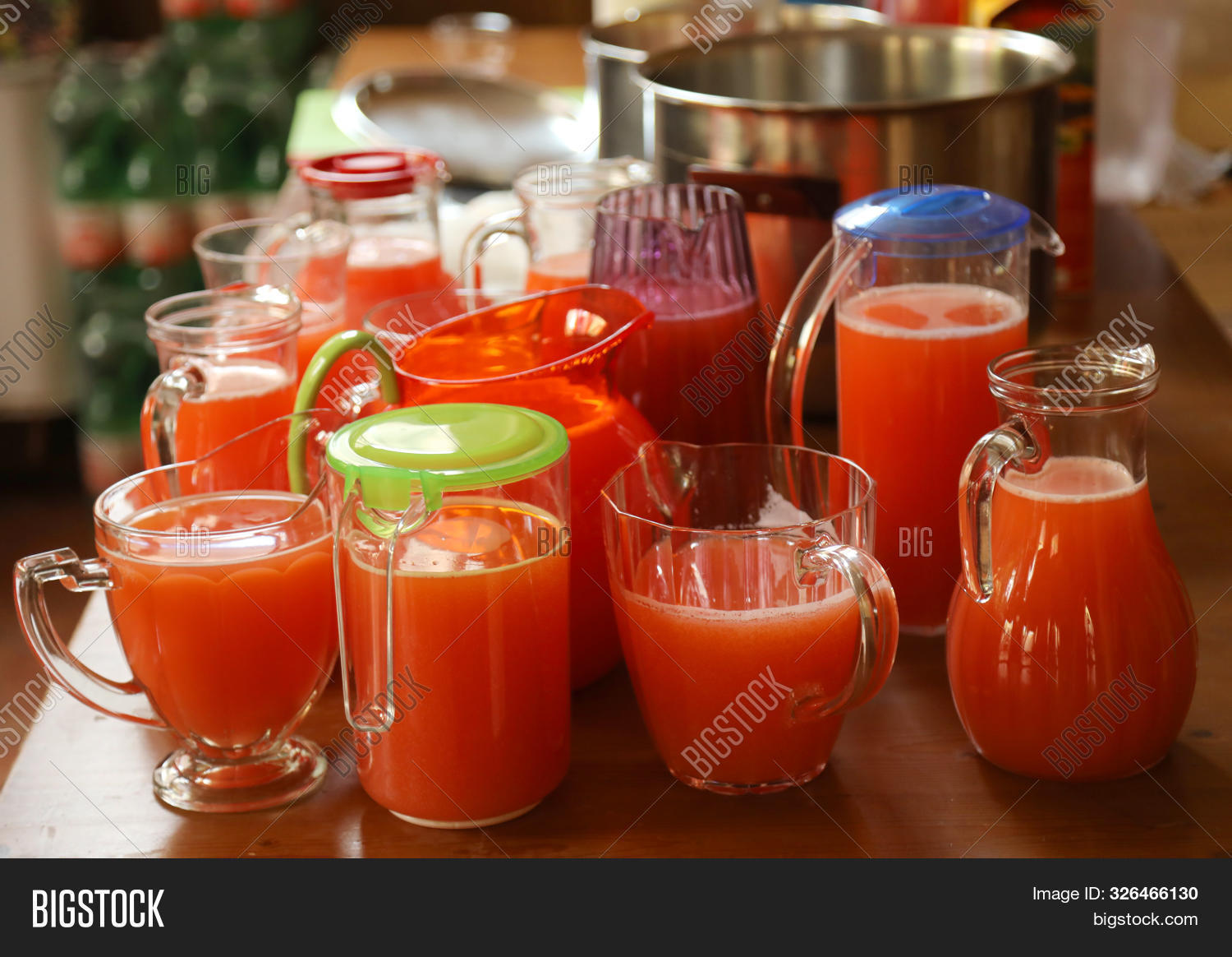 Many Jugs Fruits Juice Image & Photo (Free Trial) | Bigstock