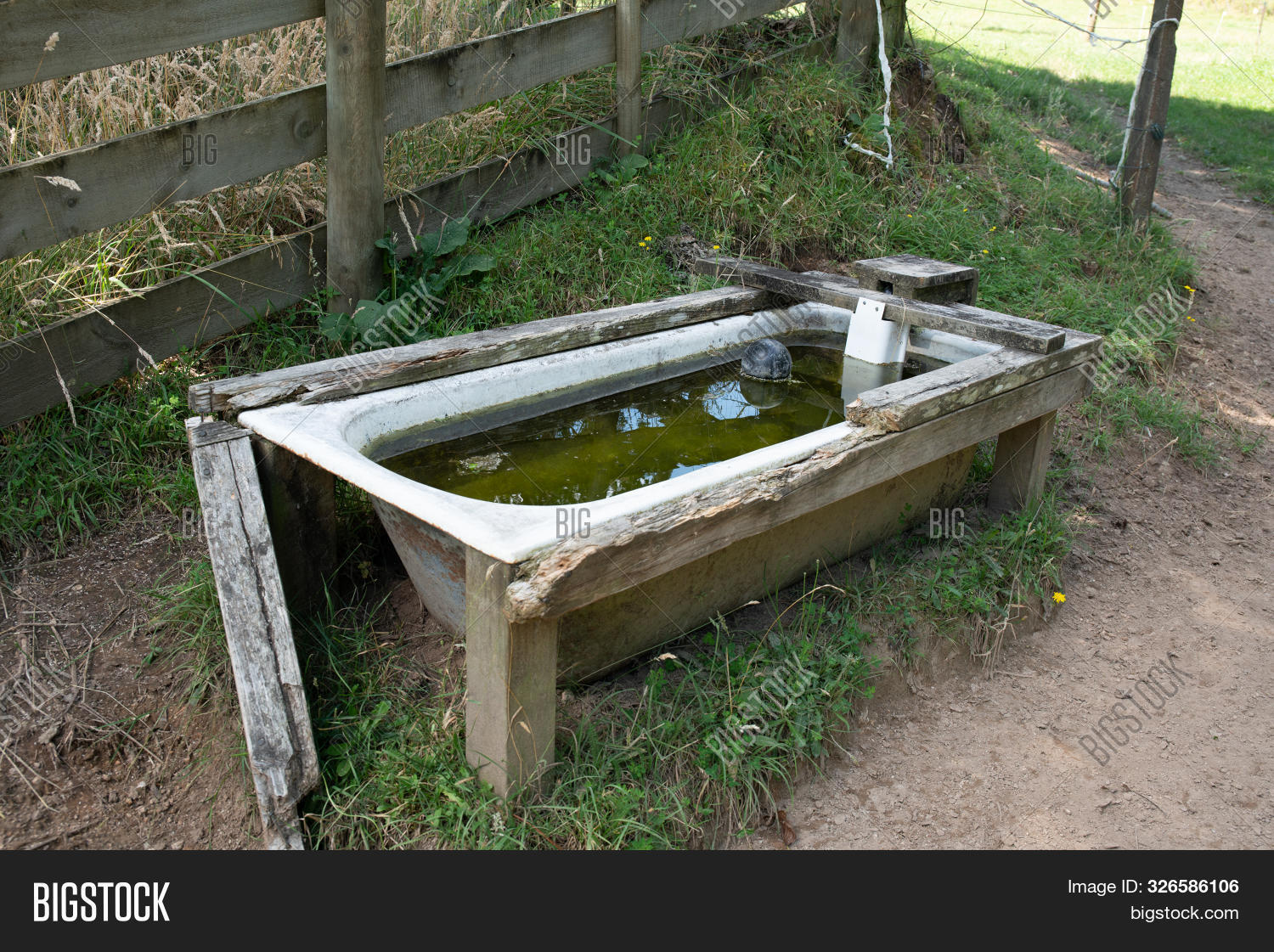 Old Bath Being Used On Image & Photo (Free Trial) | Bigstock