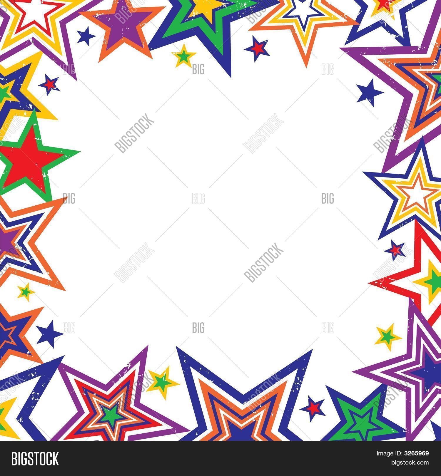 Rainbow Stars Border Image & Photo (Free Trial) | Bigstock